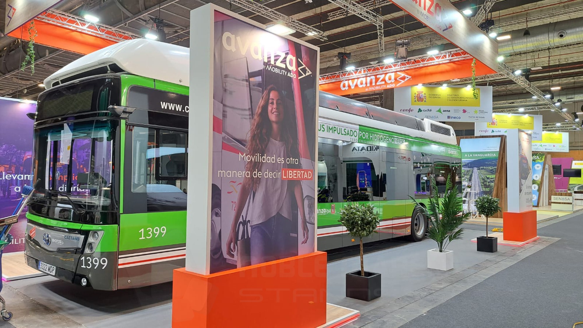 Diseño Stand AVANZA en la feria Global Mobility Call'23 Madrid